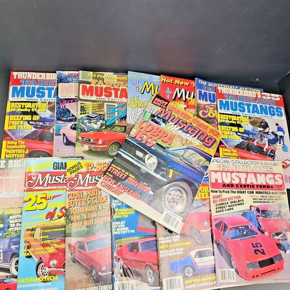 Unbranded | Accents | Ford Mustang Magazines 4pcs Used Various ...
